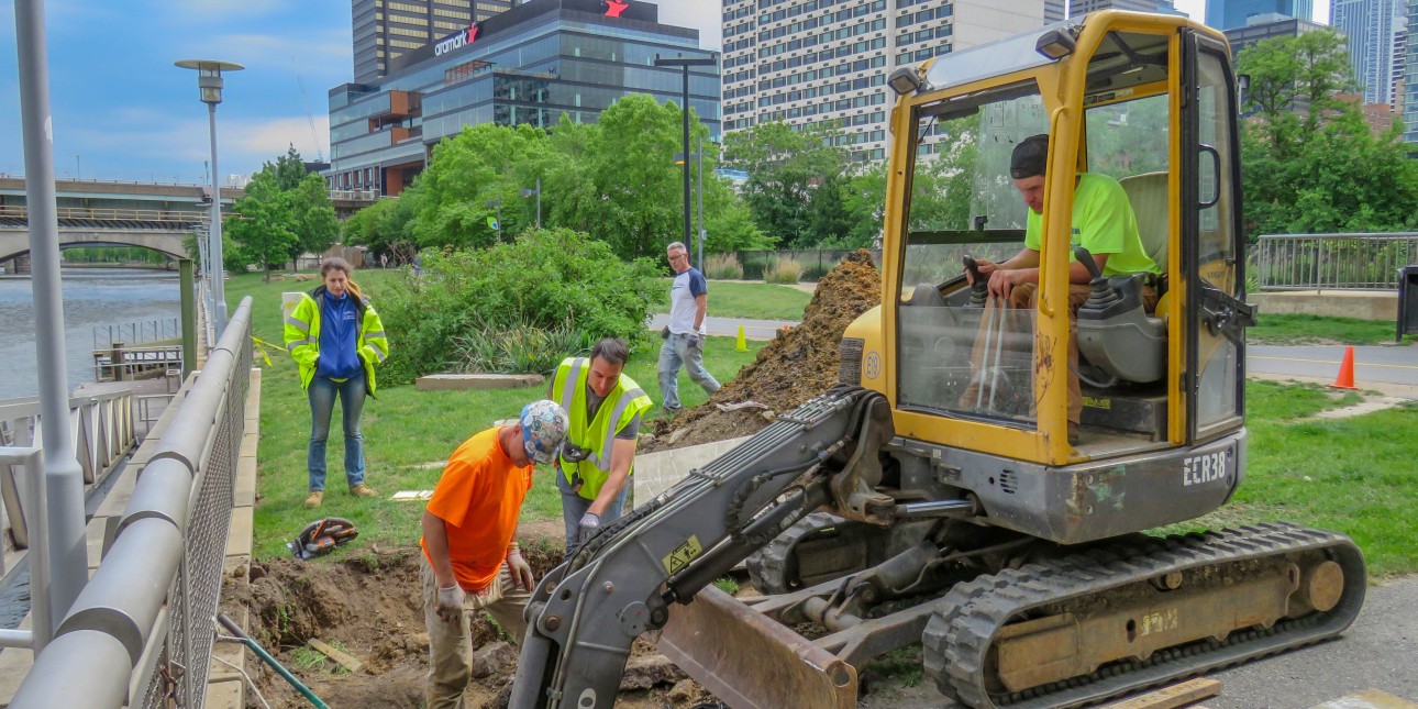 Building & Maintaining the Bulkhead | Schuylkill Banks